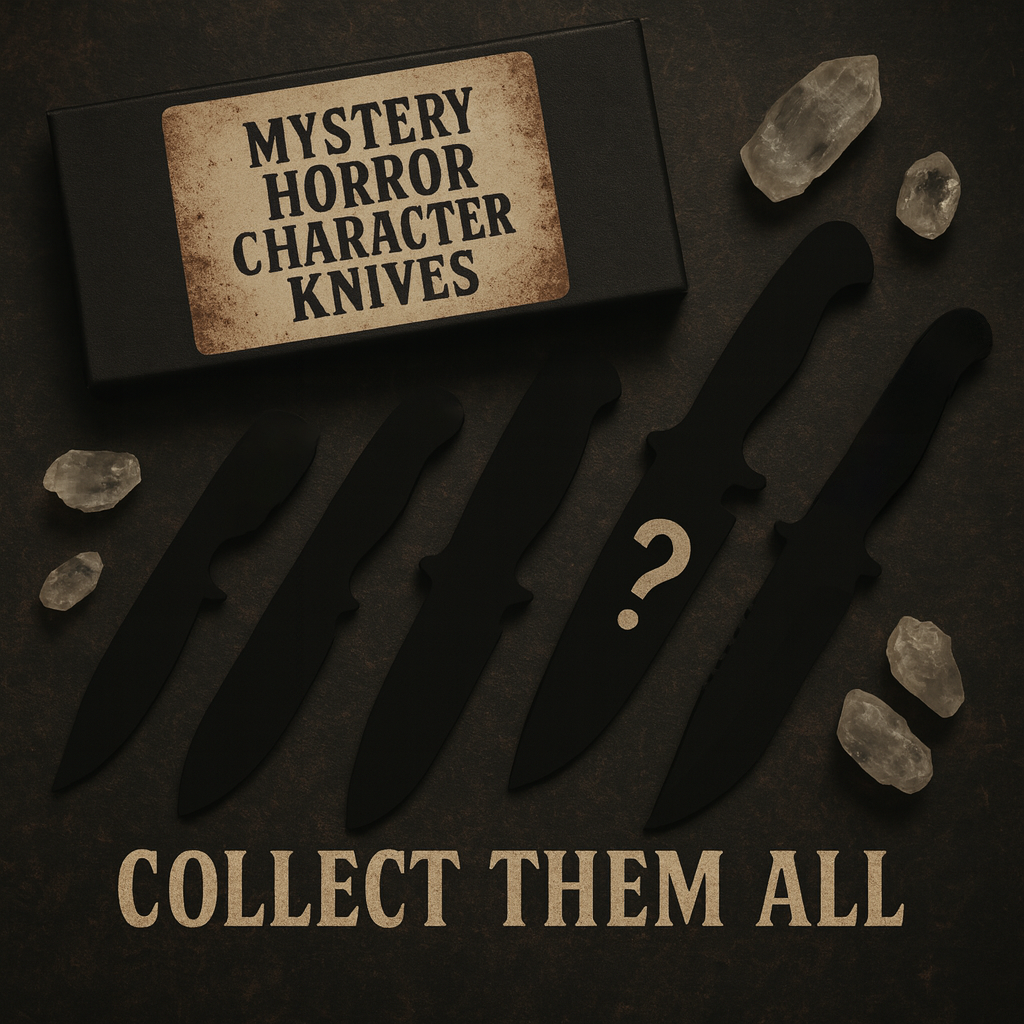 Mystery Horror Character Knives | 8.5–9” Collectibles | Ghoulish Needs