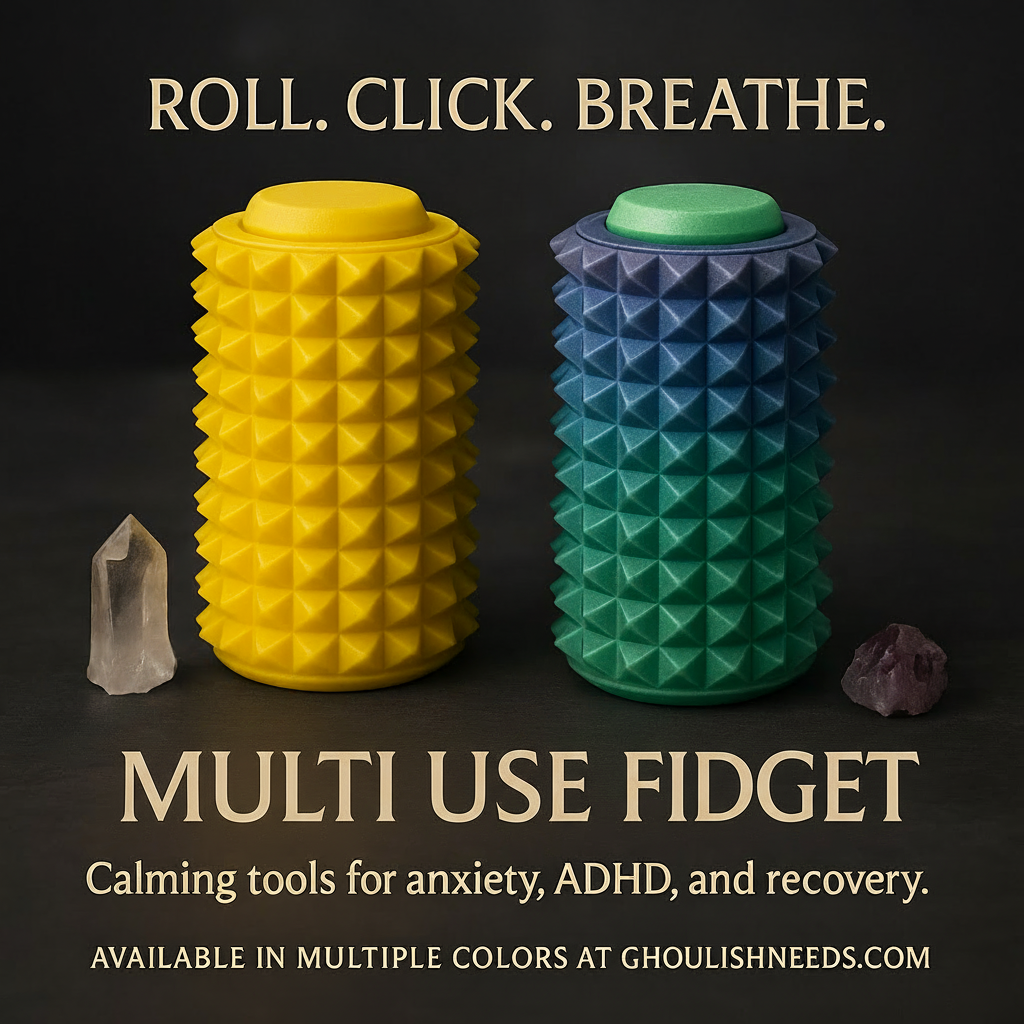 Fidget – Calming Roller for Anxiety, ADHD & Healing | Ghoulish Needs